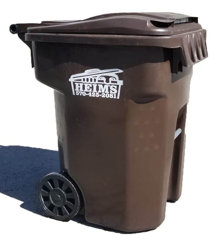 96 Gallon Tipper Cart - Heim's Disposal Service Inc